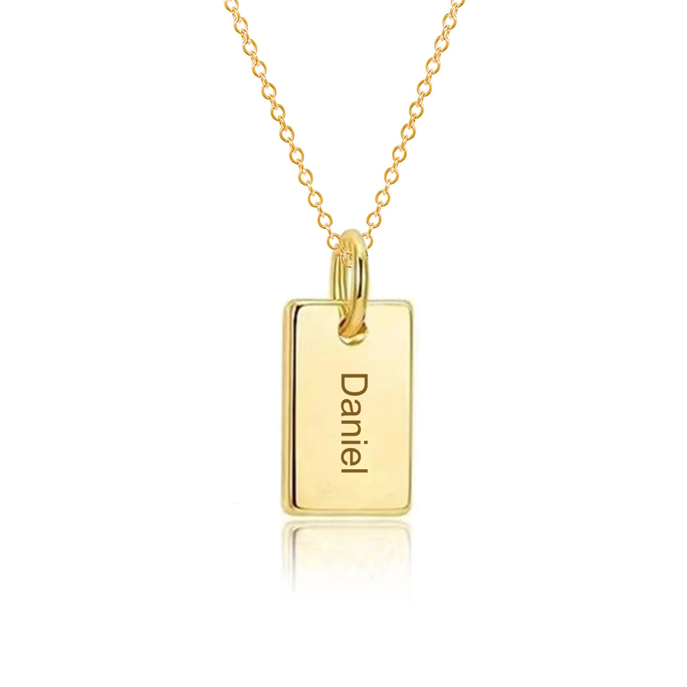 Mini Dog Tag Necklace – FulyLove